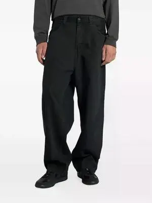 Carhartt Work In Progress Logo-patch Wide-leg Jeans