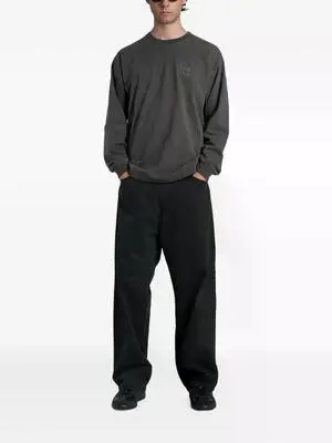 Carhartt Work In Progress Logo-patch Wide-leg Jeans