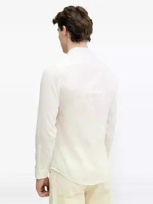 Lindbergh Band-collar Long-sleeve Shirt