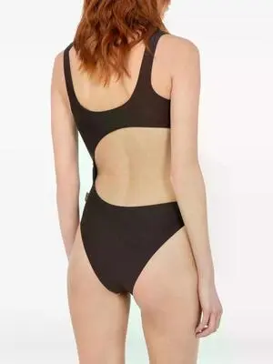 Moschino Heart-motif Cut-out Swimsuit