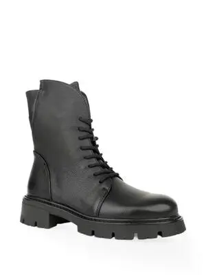 LINDA BAUMANN Lace-up Chunky-sole Boots