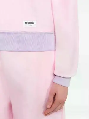 Moschino Logo-patch Drawstring Hoodie