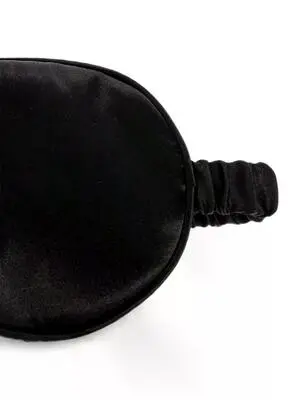 CARNE BOLLENTE Satin-finish Embroidered Eye Mask