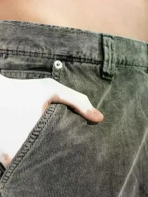 HAIKURE Sibilla Corduroy Jeans - Grey
