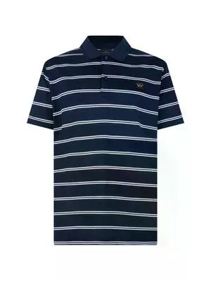 Paul & Shark Striped Cotton Polo Shirt