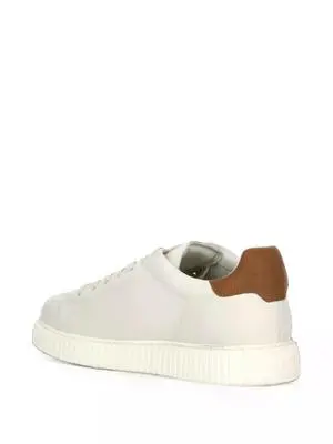 Hogan H-stripes Perforated Sneakers - White
