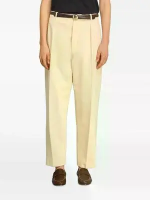 SEMICOUTURE Tera Pleated Straight-leg Trousers