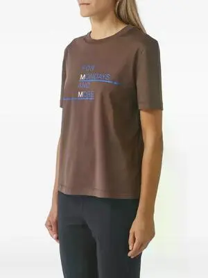 Max Mara Rollio Slogan-print T-shirt