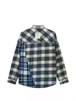 FIVE CM Patchwork Frayed Shirt