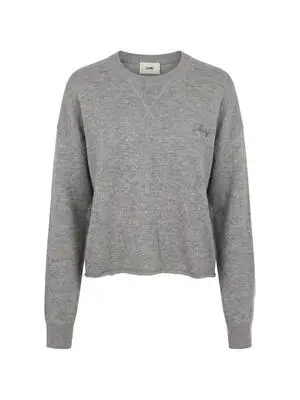 AUTRY Embroidered-logo Crew-neck Sweatshirt