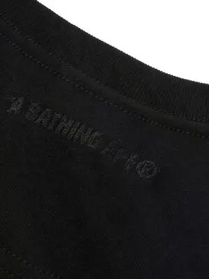 A BATHING APE Ape Head Embroidered T-shirt