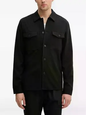 LINDBERGH Flap-pocket Shirt - Black