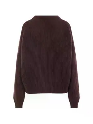 Dusan Ribbed-knit Raglan-sleeve Sweater