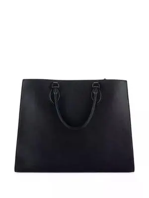 LOUIS VUITTON Lockme Monochrome Leather Mm Tote Bag