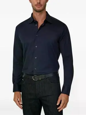 Boggi Milano Polo Shirt In Cotton And Silk Regular Fit