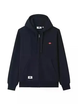 CHOCOOLATE Logo-patch Zip-up Hoodie - Blue
