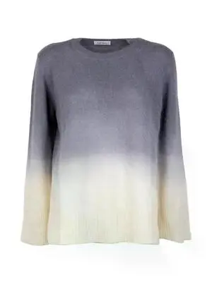 KANGRA Ombré-effect Crew-neck Sweater - Grey