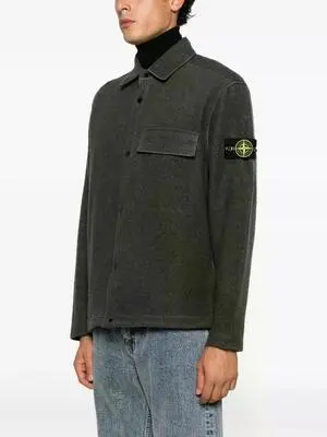 Stone Island Logo-patch Shirt Jacket