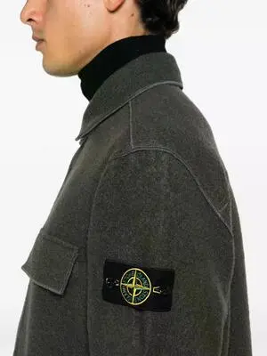 Stone Island Logo-patch Shirt Jacket