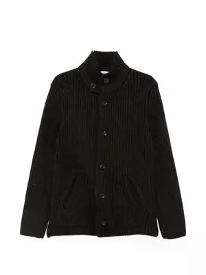 DANIELE FIESOLI Ribbed-knit Button-up Cardigan - Brown