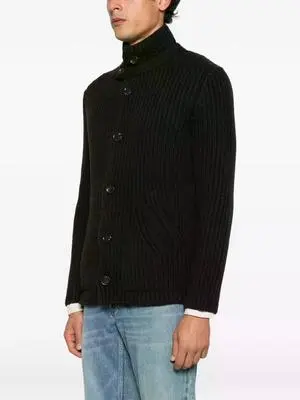 DANIELE FIESOLI Ribbed-knit Button-up Cardigan