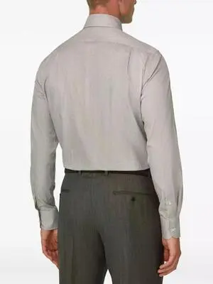 Boggi Milano Shirt In Striped Cotton Regular Fit