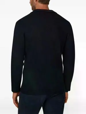 Boggi Milano Double-breasted Blazer In Extrafine Merino Wool