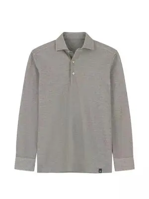 Boggi Milano Sakura Polo In Japanese Jersey - Brown