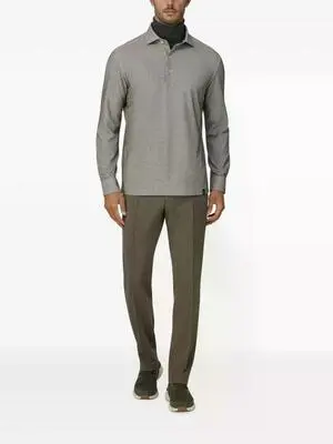 Boggi Milano Sakura Polo In Japanese Jersey