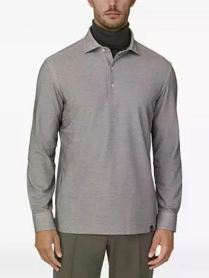 Boggi Milano Sakura Polo In Japanese Jersey