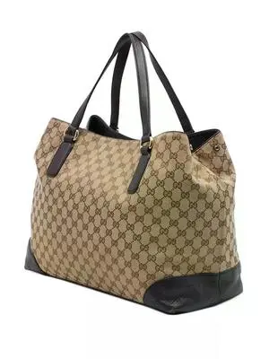 Gucci 2016-2026 Gg Canvas Web Dressage Tote Bag