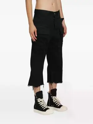 Rick Owens Tower Bolan Cargo Cropped Jeans
