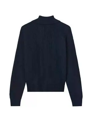 CHOCOOLATE Heart-patch Cardigan - Blue
