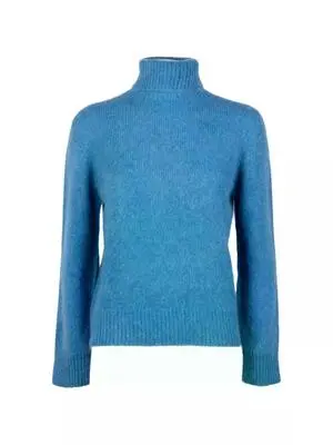 KANGRA Roll-neck Sweater - Blue