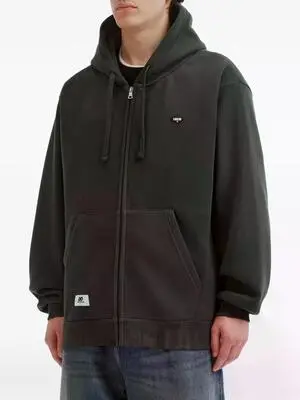 CHOCOOLATE Zip-up Logo-patch Hoodie