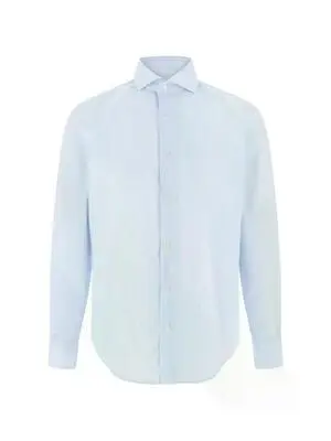 Boggi Milano Striped Cotton Slim-fit Shirt - Blue
