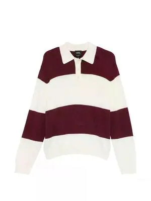 A.p.c. Luis Polo Wool Rugby Polo Shirt - Red