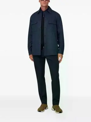 Boggi Milano Overshirt Indouble-face Denim