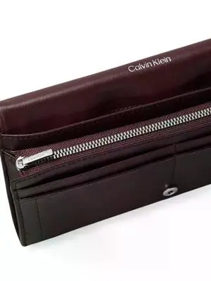 Calvin Klein Logo-plaque Foldover Wallet