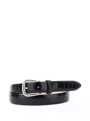 GRIFONI Croc-effect Leather Belt
