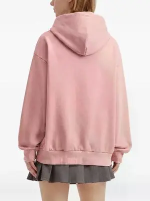 CHOCOOLATE Logo-print Heart-motif Hoodie