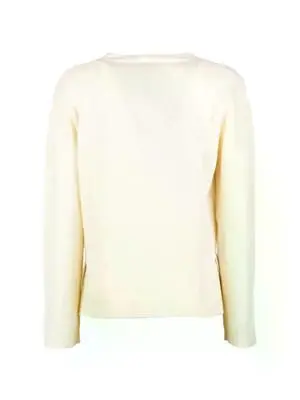 KANGRA Slit-cuff Crew-neck Sweater