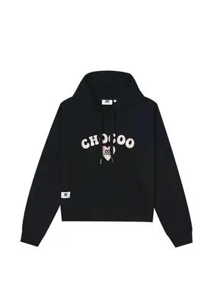 CHOCOOLATE Logo-print Heart-motif Hoodie