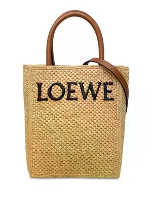 Loewe 2023 Raffia Standard A5 Satchel