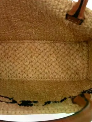 Loewe 2023 Raffia Standard A5 Satchel