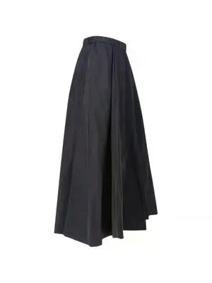 Aspesi Unlined Technical Polyester Skirt - Black