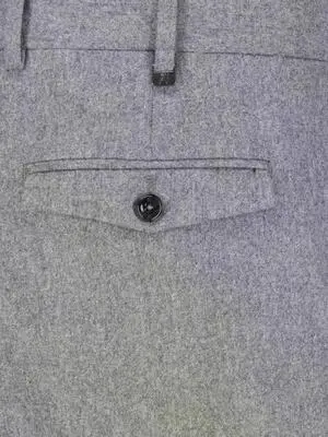 PT TORINO Pleated Turn-up Trousers