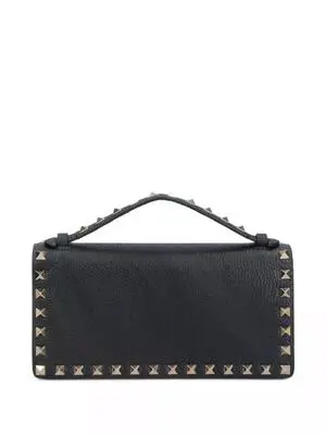 Valentino Garavani Rockstud Pebbled Wallet