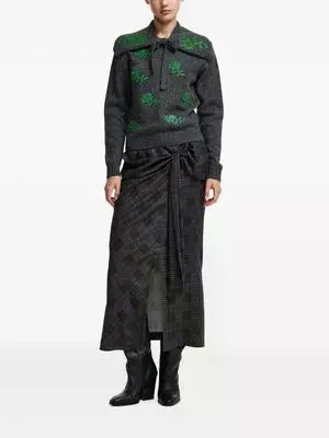 Essentiel Antwerp Korine Bead-embellished Sweater - Grey