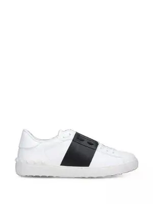 Valentino Garavani Open Rockstud Leather Sneakers